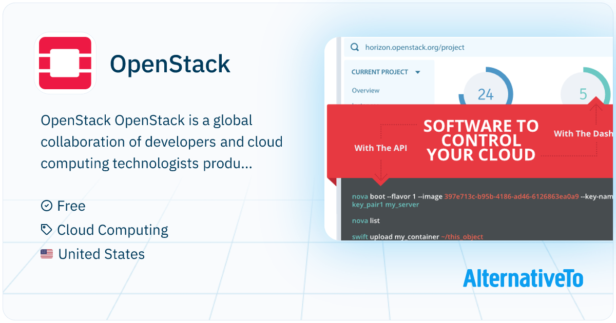 OpenStack: Free and open-source software platform for cloud computing ...