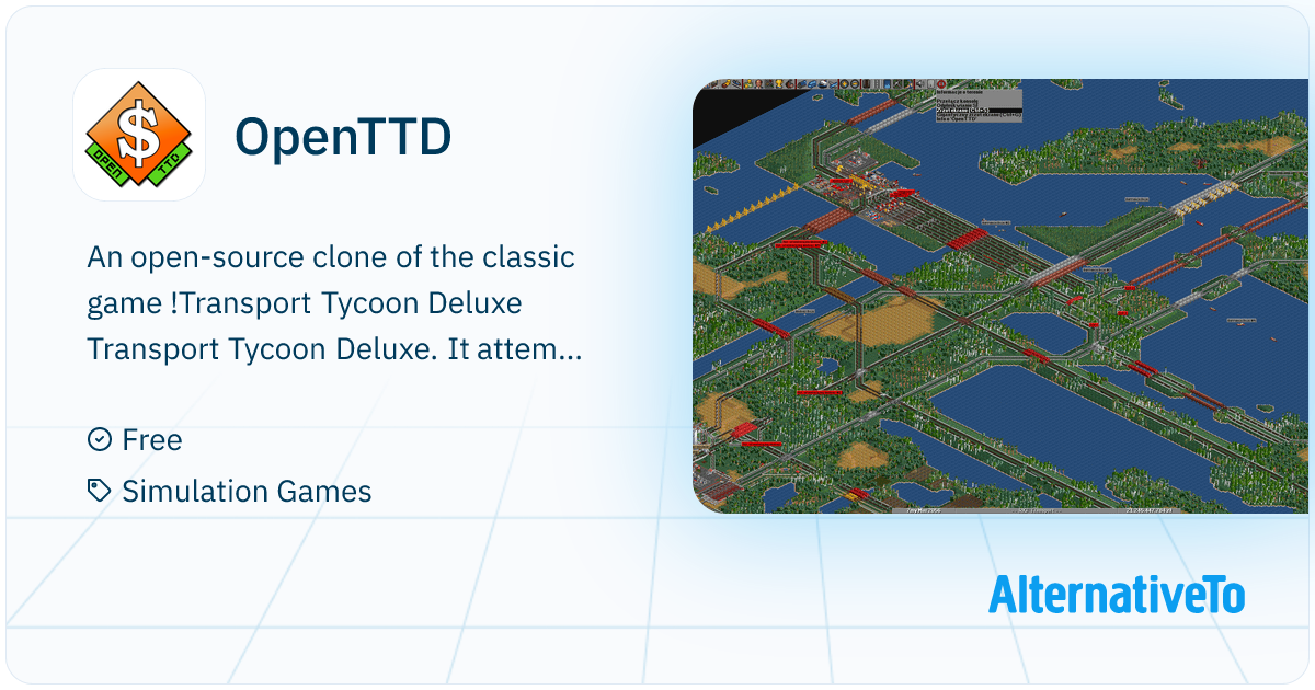 OpenTTD: Free and open source transportation simulator and clone of the ...