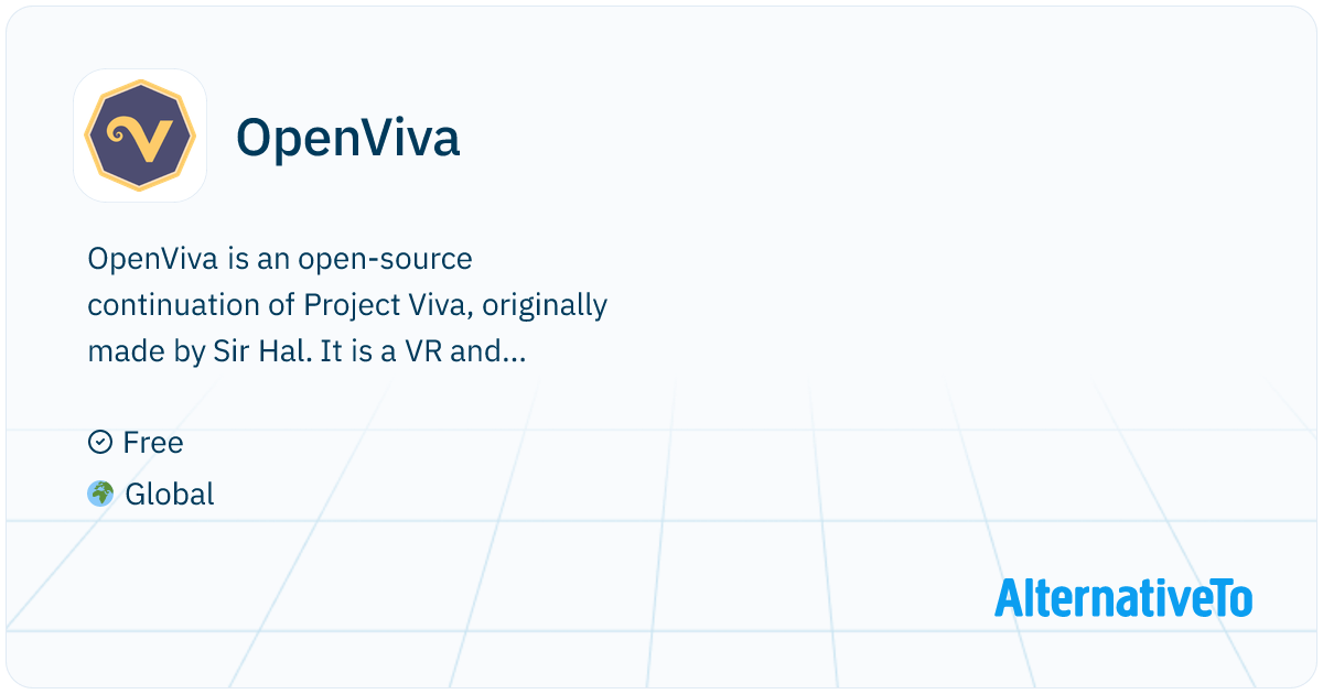 OpenViva: Open-source continuation of | AlternativeTo