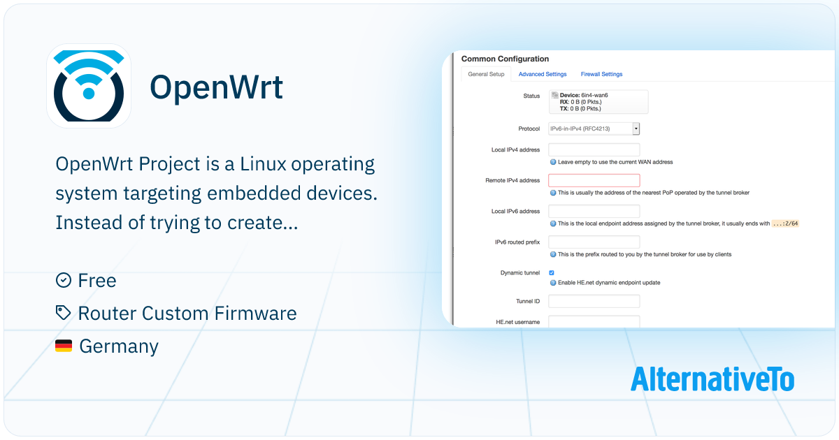 OpenWrt: Highly extensible GNU/Linux distribution for embedded devices ...