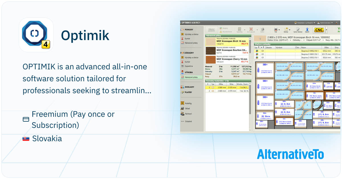 Optimik: OPTIMIK is a professional cutlist optimization software ...