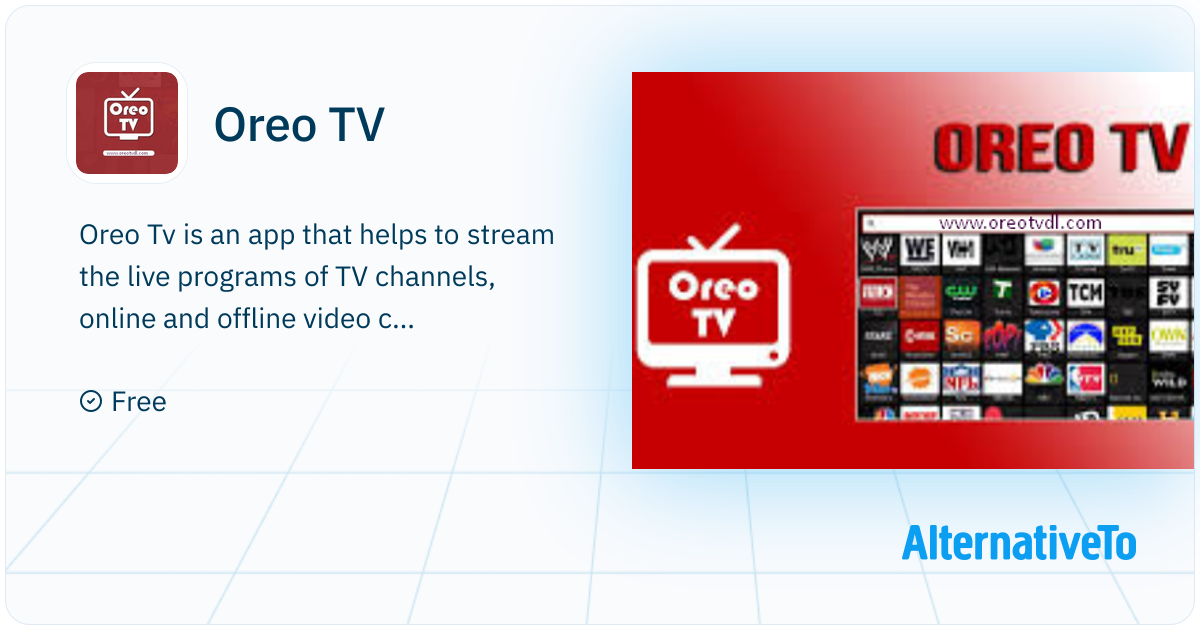Oreo TV: Android application that has been officially developed for ...