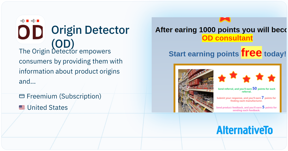 Origin Detector (OD): Is designed to help customers discover the origin ...