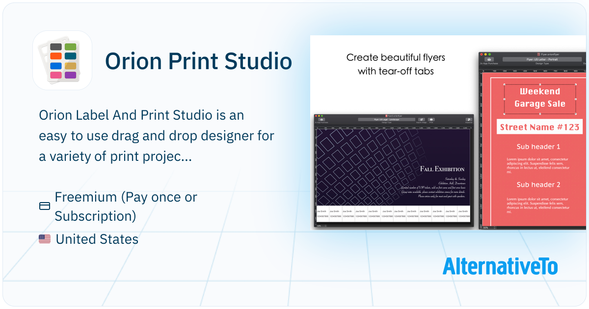 Orion Print Studio: Orion Label Maker is the all-in-one solution for ...