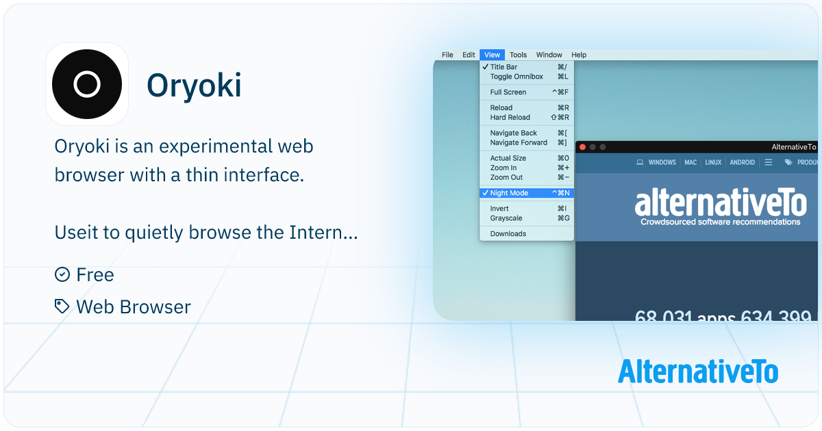 Oryoki: Oryoki is a small web browser with a thin interface ...