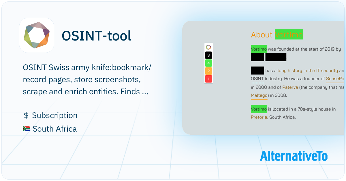 OSINT-tool: OSINT tool is a browser extension and web application built ...