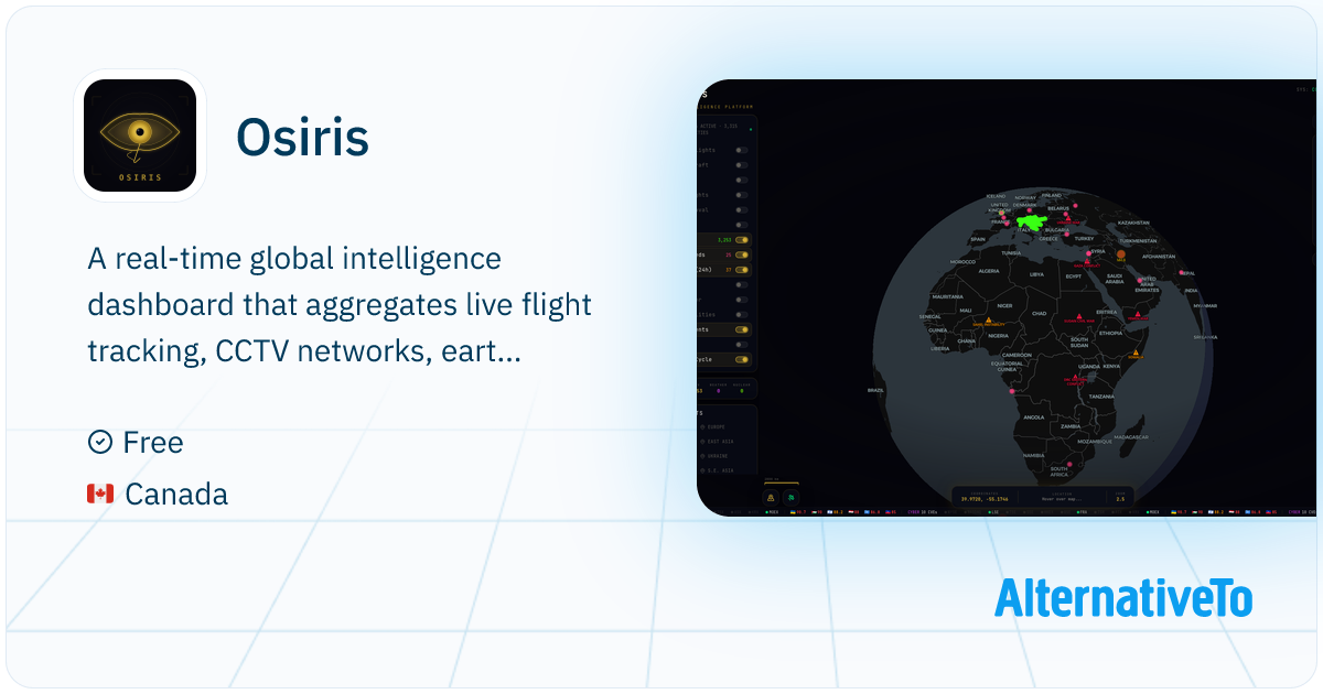Osiris: Open source global intelligence platform. Real-time OSINT ...