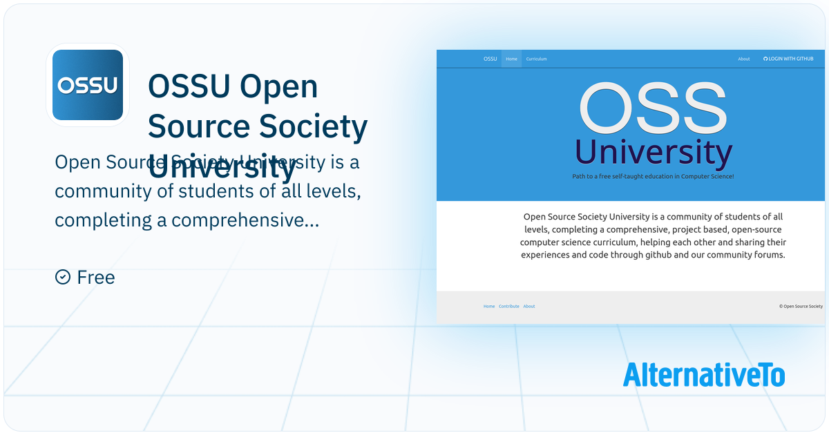 OSSU Open Source Society University: Empowering learners to master ...