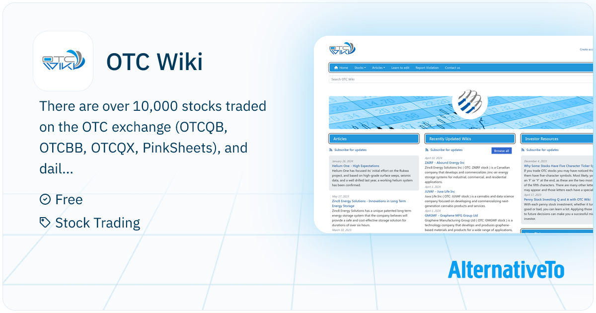 OTC Wiki: The Wikipedia for stocks traded on the OTC exchange ...