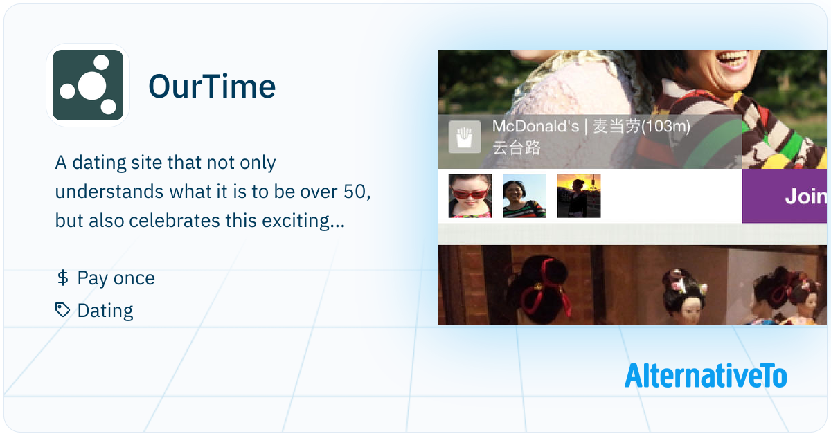 OurTime: A dating site that not only understands what it | AlternativeTo