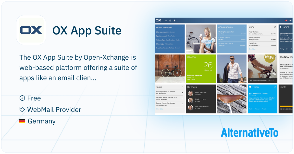 OX App Suite: The OX App Suite is an email, communication and ...