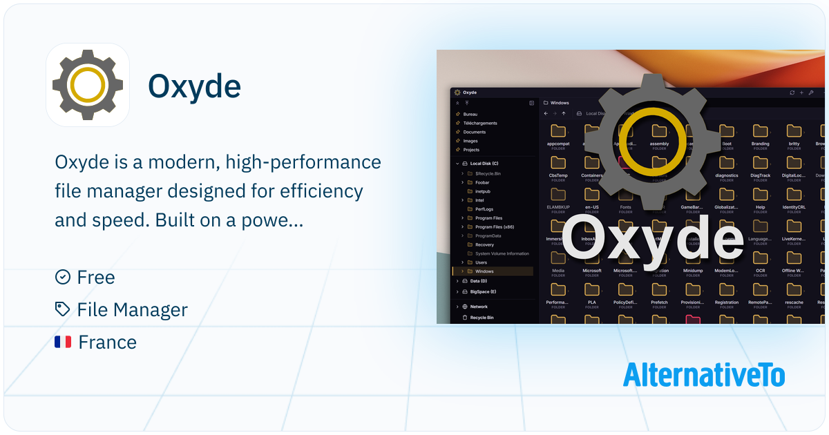 Oxyde: Modern, high-performance file manager designed for efficiency ...