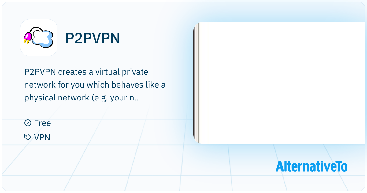 P2PVPN: Easy to use VPN-Software. Users will be connected trough a P2P ...