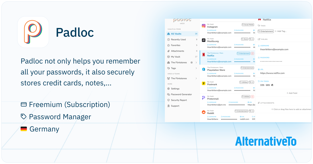 Padloc: An open source, end-to-end encrypted password manager, focused ...