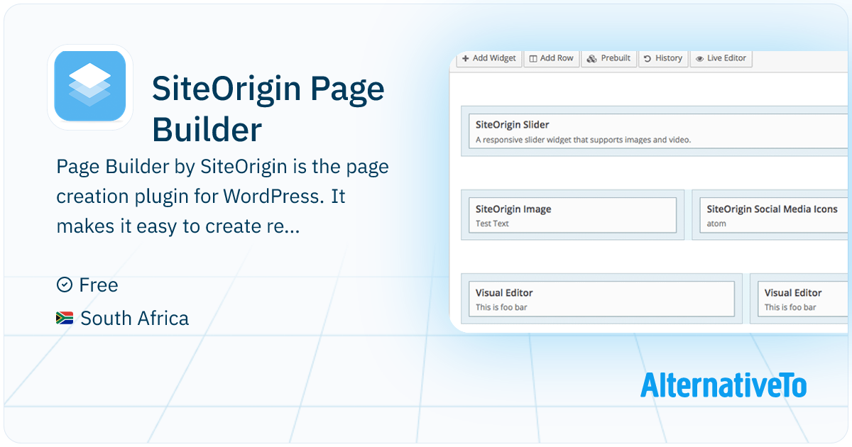 SiteOrigin Page Builder: Build responsive grid-based page content that ...