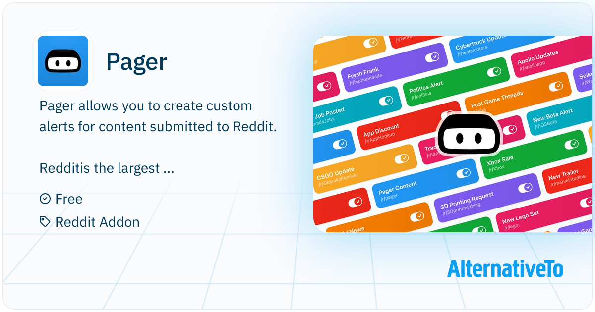 Pager: Take advantage of the largest content aggregate in the world ...