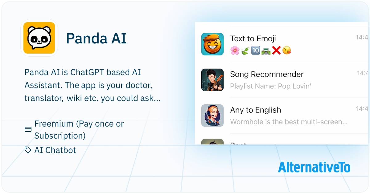 Panda AI: ChatGPT-based AI Assistant mobile app | AlternativeTo