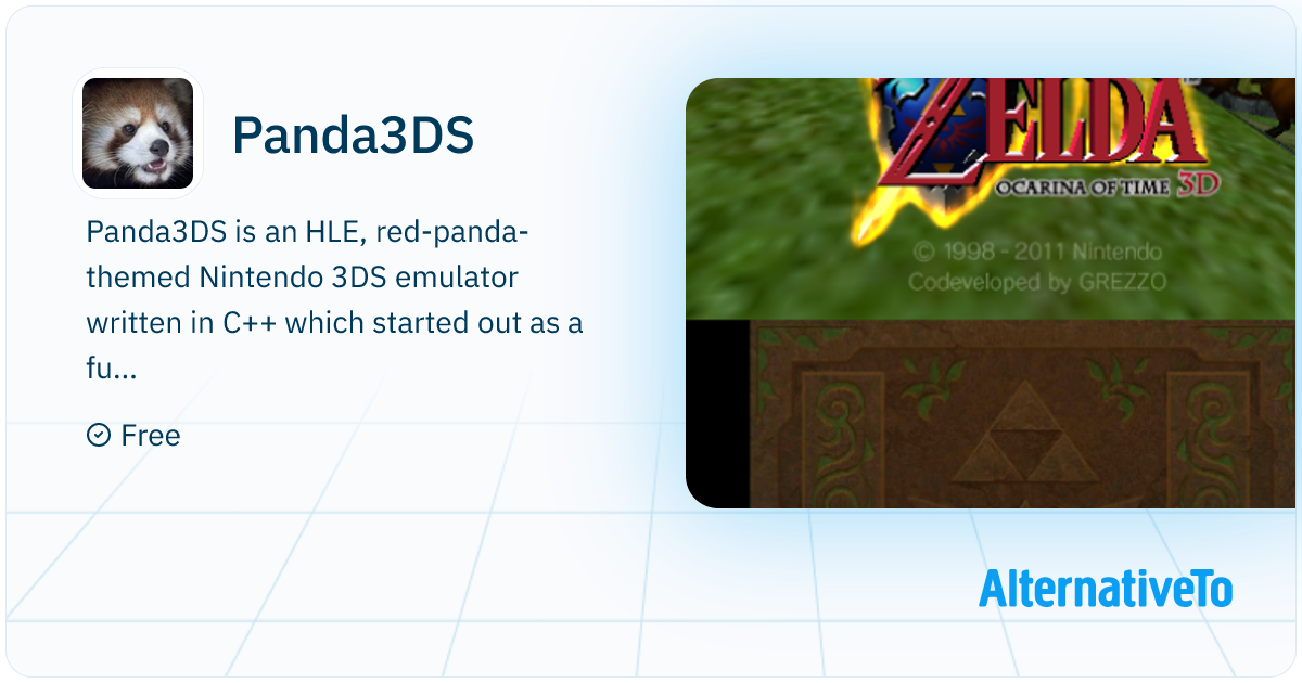 Panda3DS: HLE, red-panda-themed Nintendo 3DS | AlternativeTo