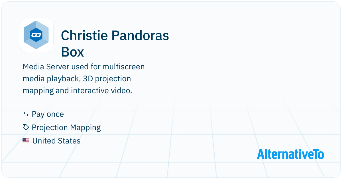 Christie Pandoras Box: Media Server used for multiscreen media playback ...
