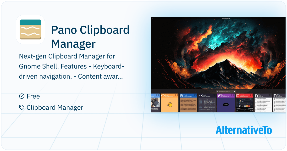 Pano Clipboard Manager: Next-gen Clipboard Manager for Gnome Shell ...