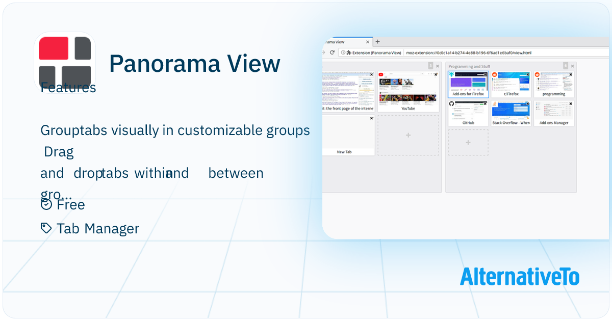 Panorama View: Tab Groups with Panorama View. | AlternativeTo