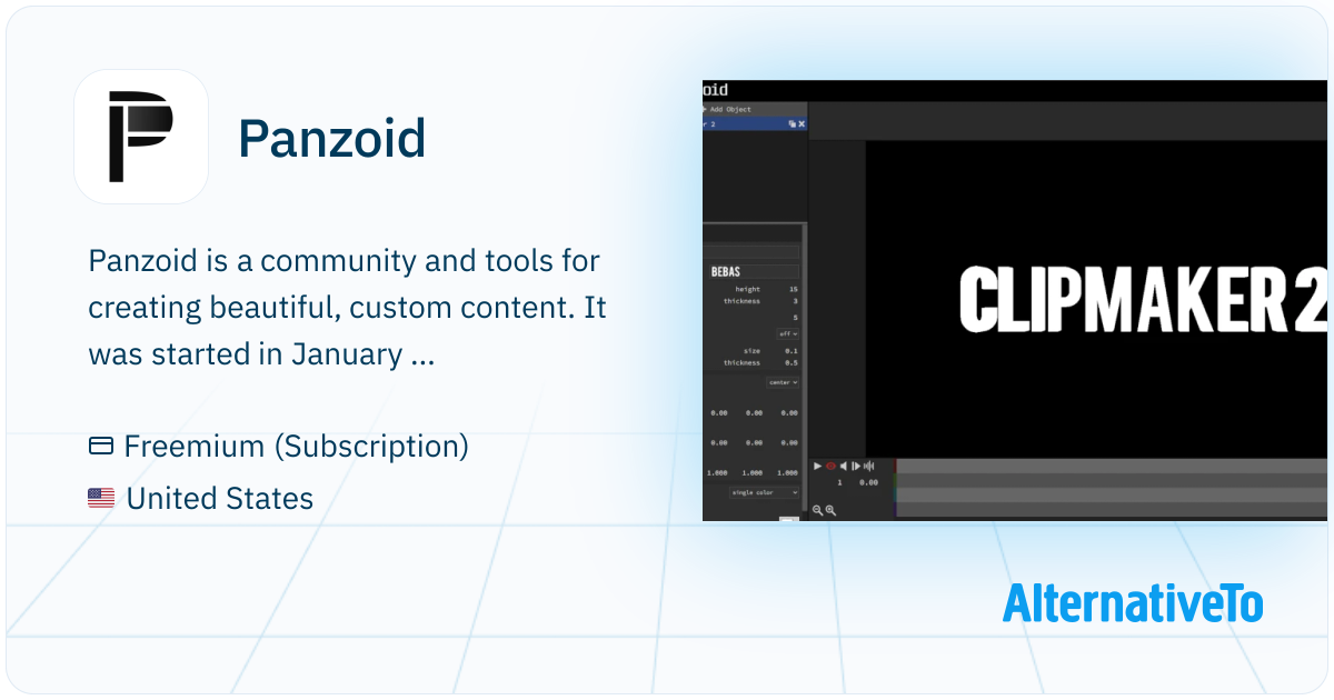 Panzoid: Powerful, free online apps and community for creating ...