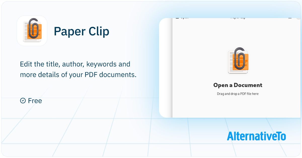 Paper Clip: Edit the title, author, keywords and more details ...