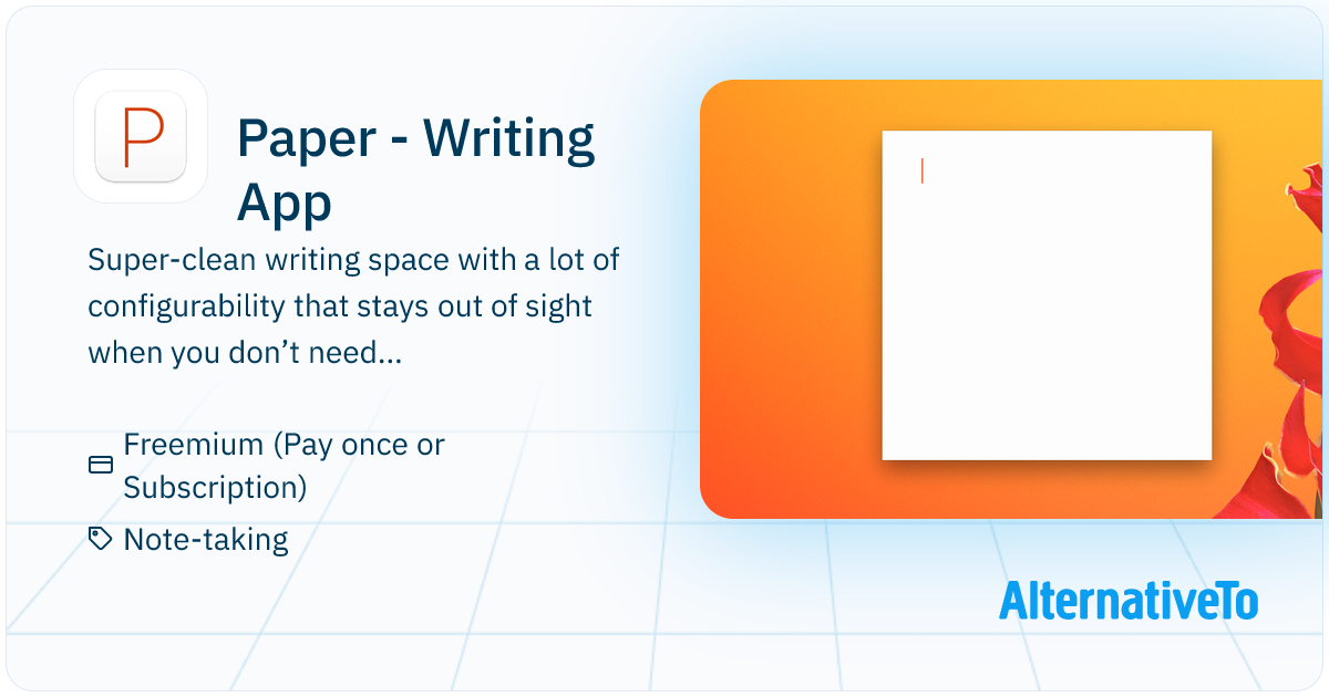Paper - Writing App: Distraction-free writing app for your iPhone, iPad ...