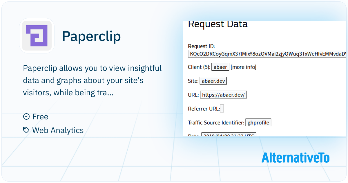 Paperclip: Allows you to view insightful data and graphs about your ...