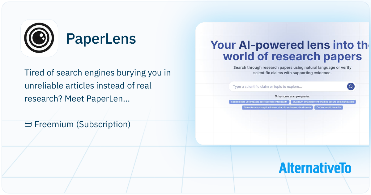 PaperLens: Your AI-powered lens into the world of research papers ...