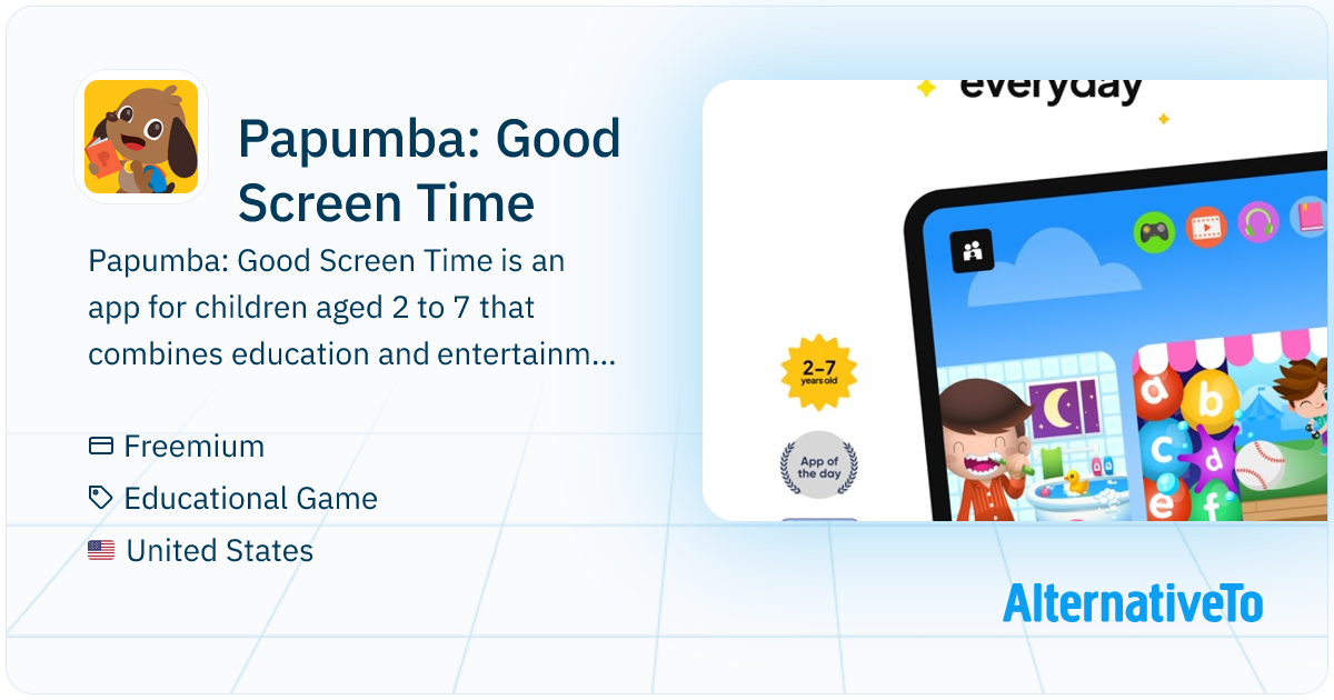 Papumba: Good Screen Time: Ad-free, multilingual app offering over 500 ...