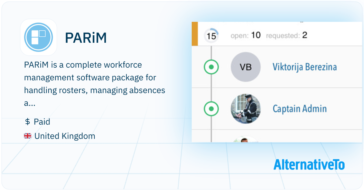 PARiM: The PARiM mobile app includes key features of our workforce ...