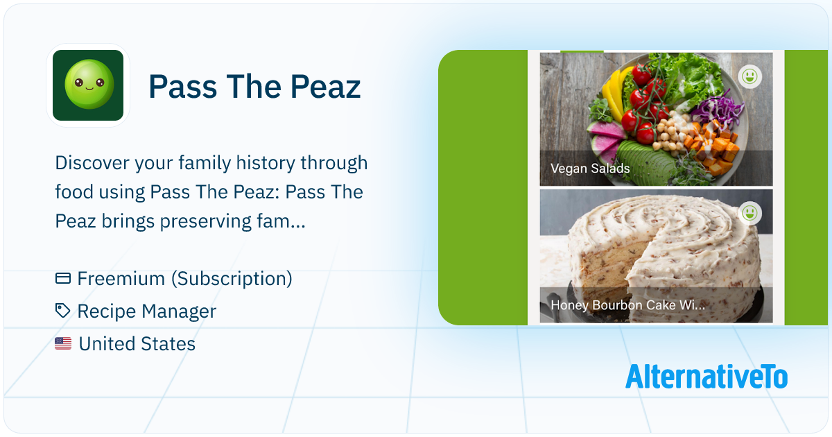 Pass The Peaz: The smart way to keep your family recipes and the rich ...
