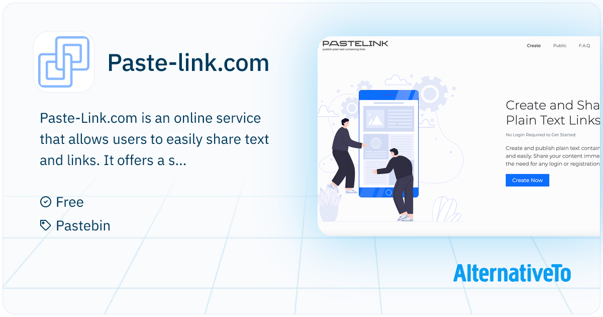 Paste-link.com: Create and publish plain text containing links quickly ...