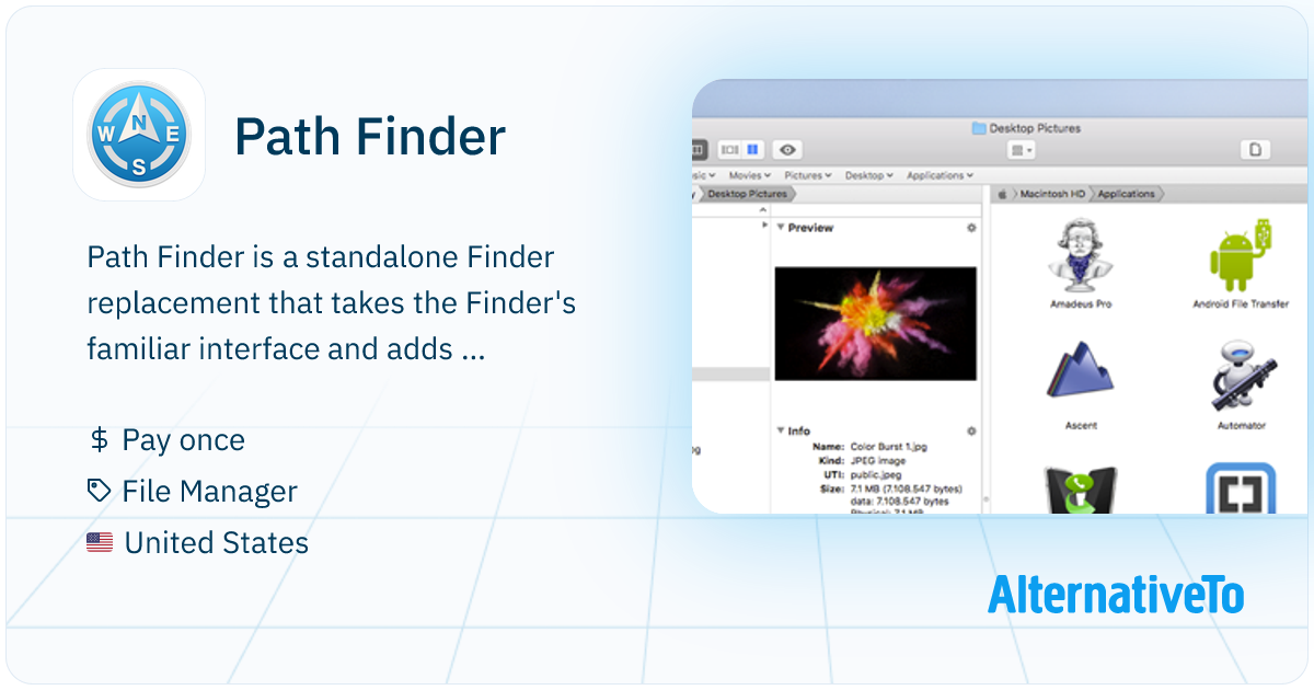 Path Finder: File manager for macOS | AlternativeTo