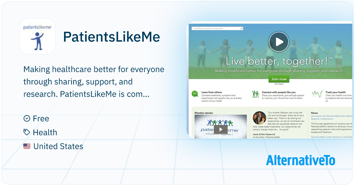 PatientsLikeMe: Making healthcare better for everyone through ...