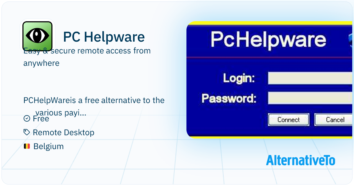 PC Helpware: Easy & secure remote access from anywhere | AlternativeTo