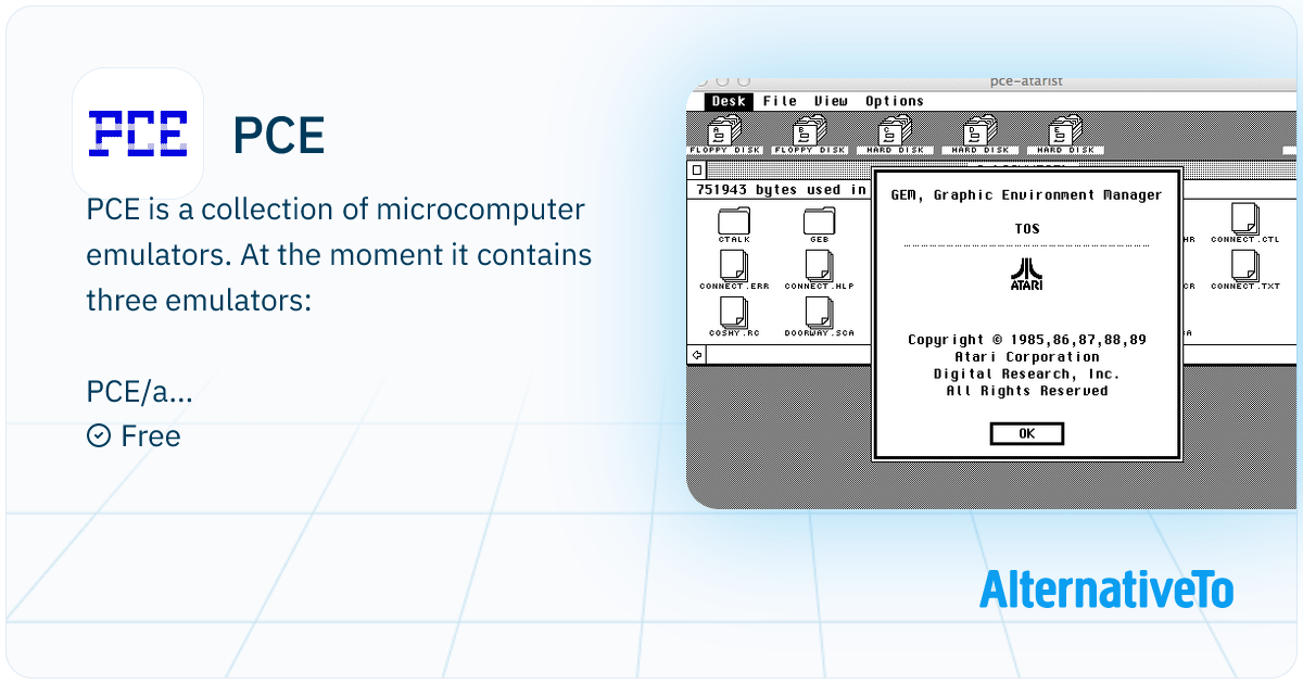 PCE: Collection of microcomputer emulators | AlternativeTo