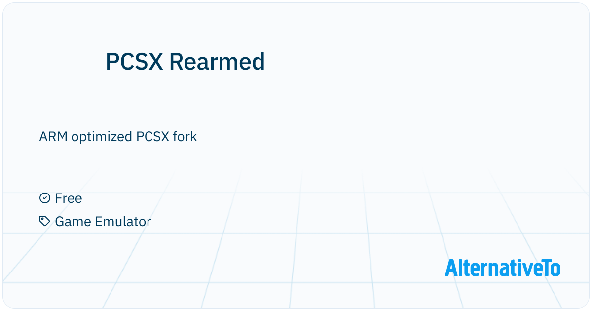 PCSX Rearmed: ARM optimized PCSX fork | AlternativeTo