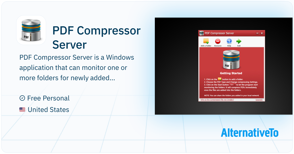 PDF Compressor Server: Monitor network shared folders and instantly ...