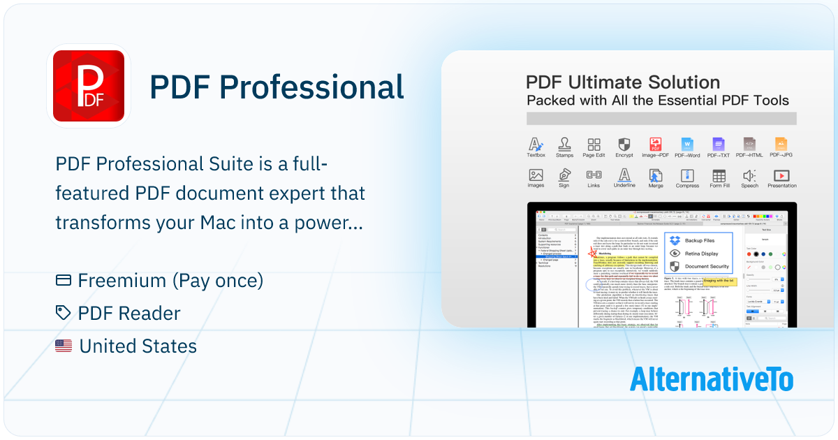 PDF Professional: Feature-rich PDF solution for reading, annotating ...