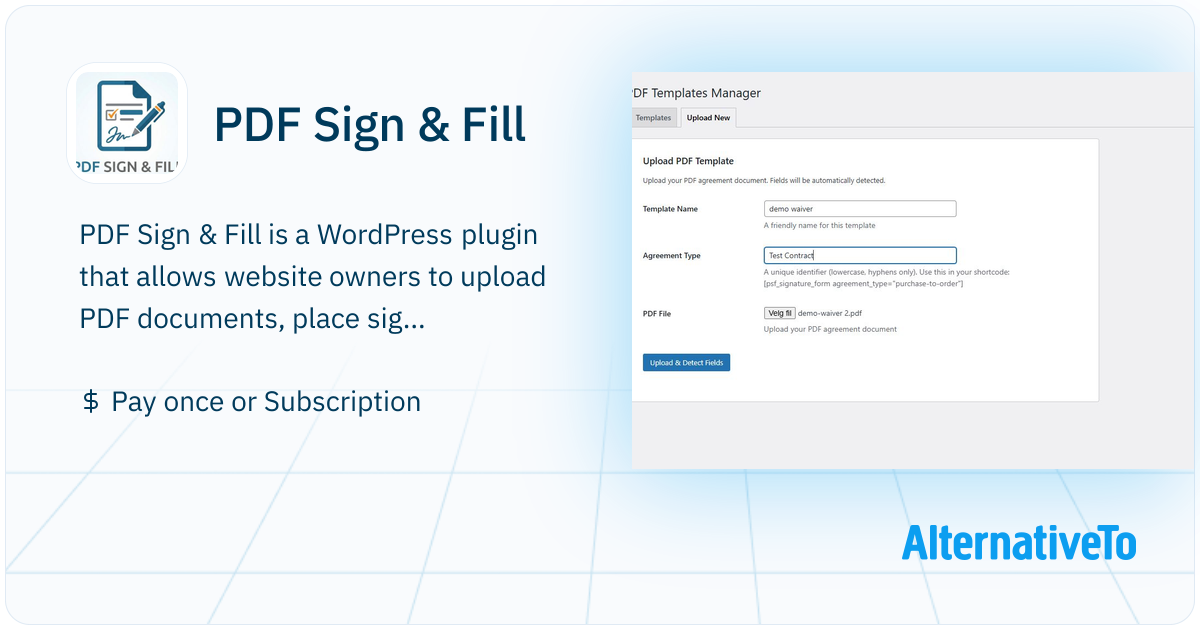 PDF Sign & Fill: WordPress plugin for signing and filling PDF documents ...