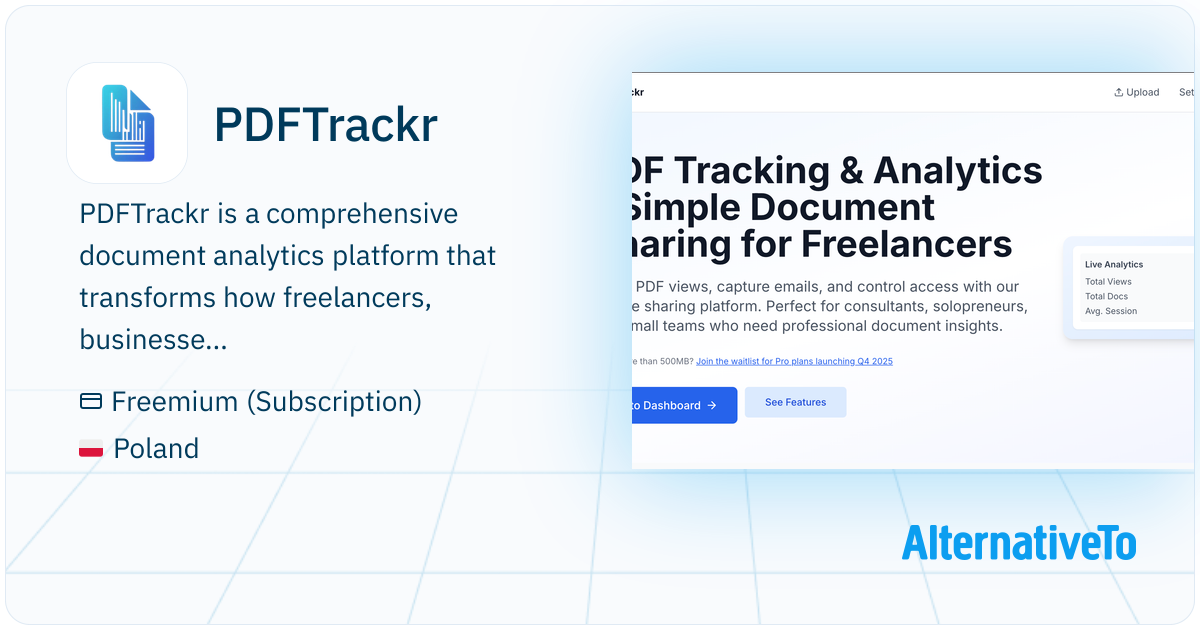 PDFTrackr: Track who reads your PDFs with real-time analytics ...