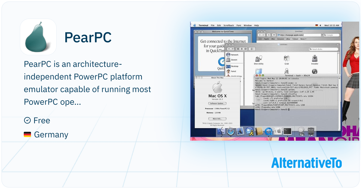 PearPC: Architecture-independent PowerPC | AlternativeTo