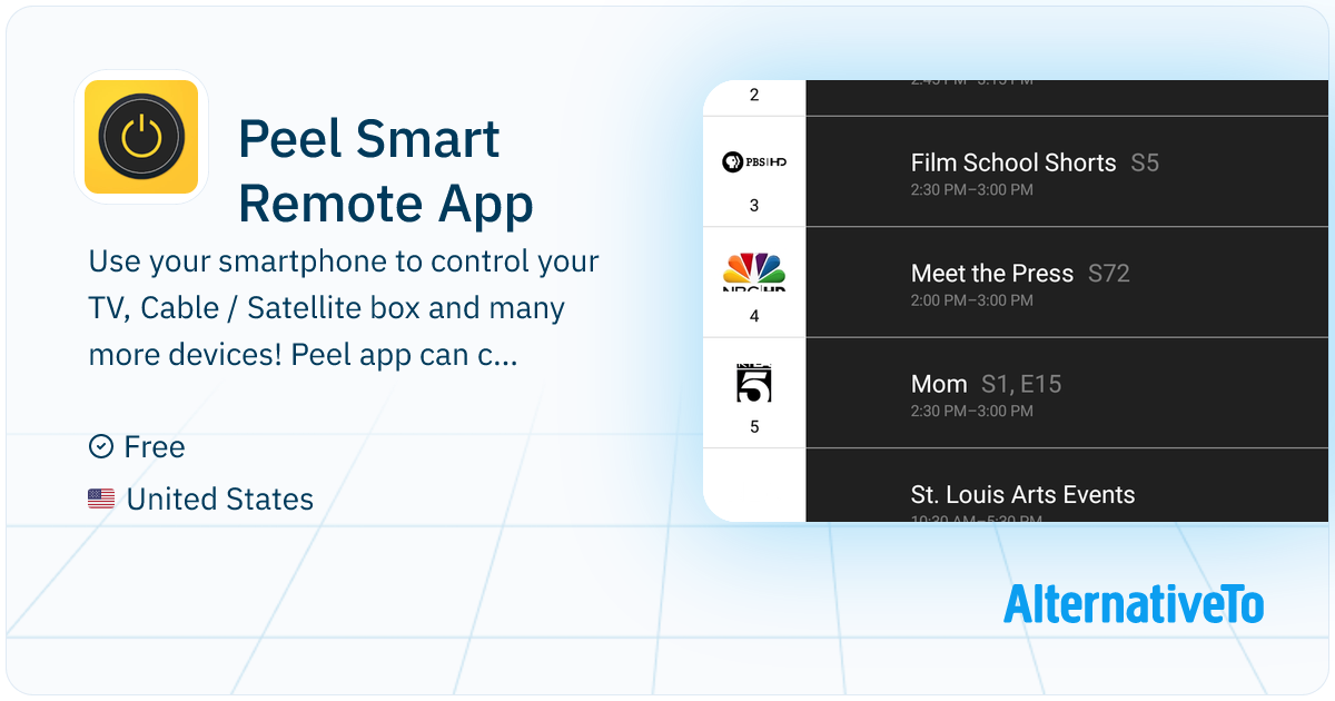 Peel Smart Remote App: Use your smartphone to control your TV, Cable ...