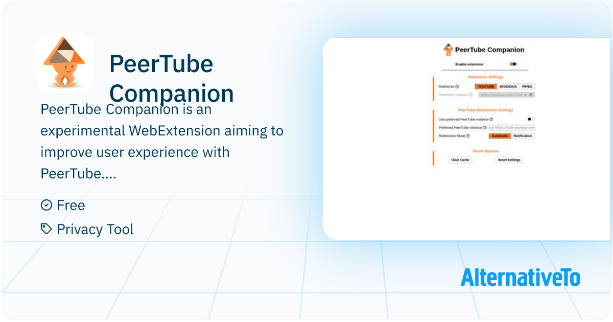 PeerTube Companion: Experimental WebExtension aiming to improve user ...