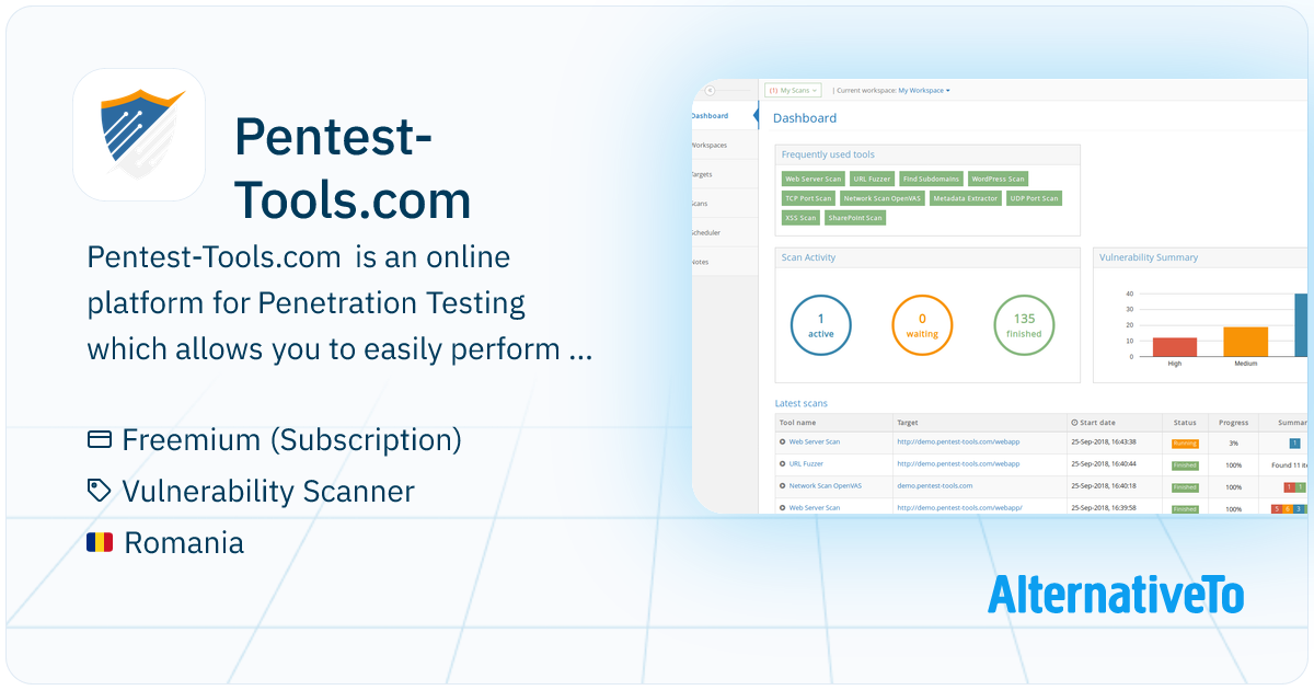 Pentest-Tools.com: We facilitate quick discovery and reporting of ...