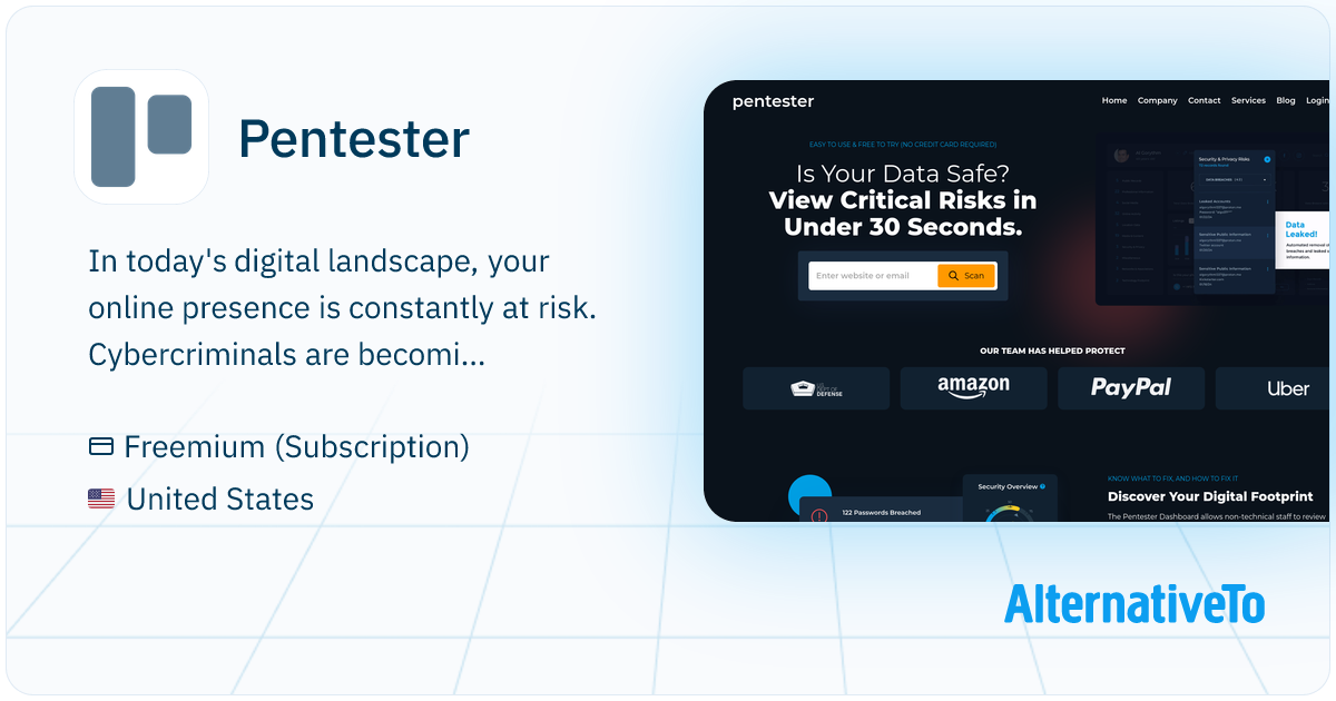 Pentester: Com's Web Vulnerability Scanner & Breach Detection System ...