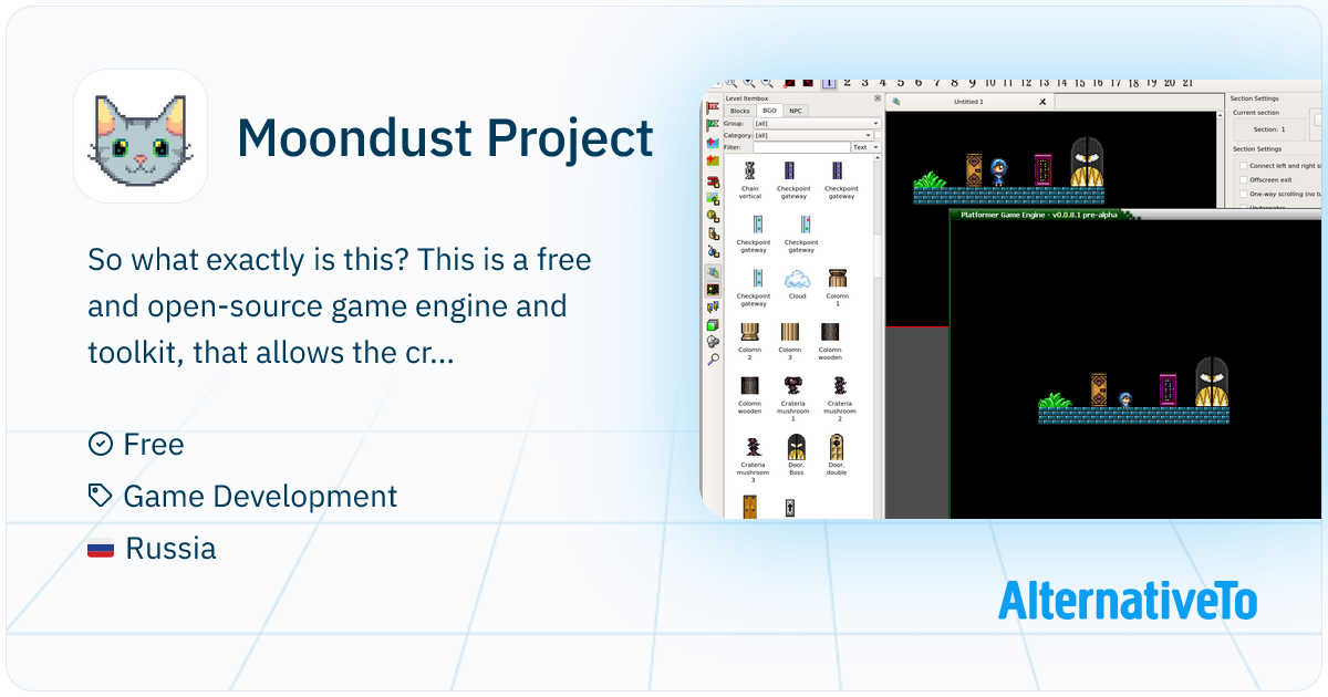 Moondust Project: This is a free and open-source game engine and ...
