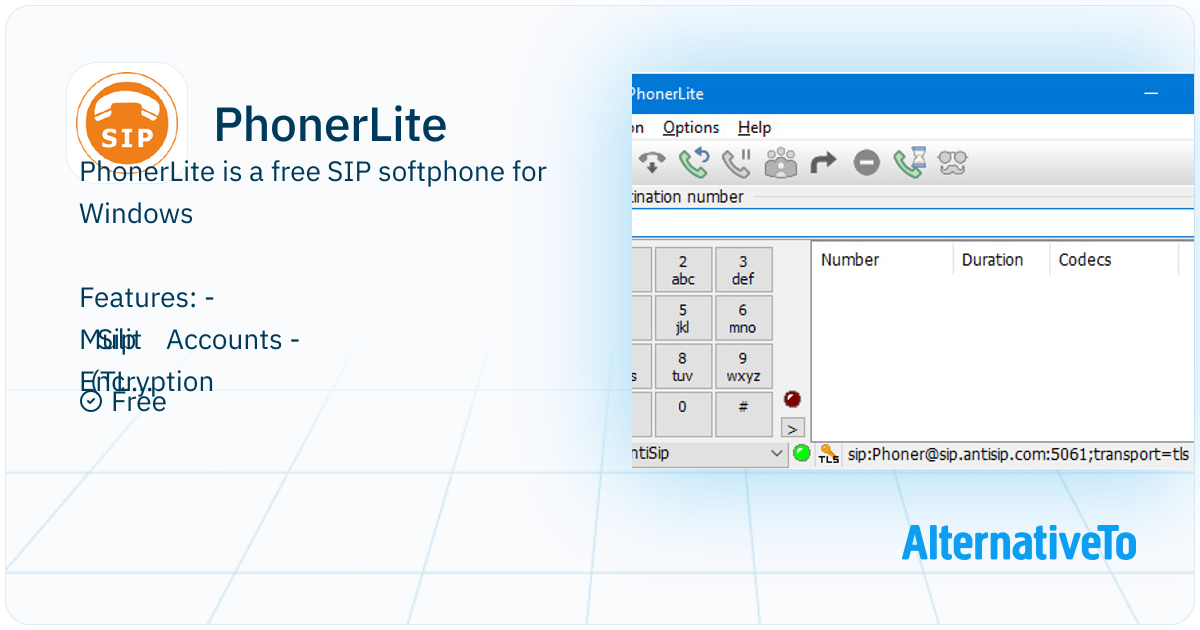 PhonerLite: Enables your PC to use it for internet telephony (VoIP ...